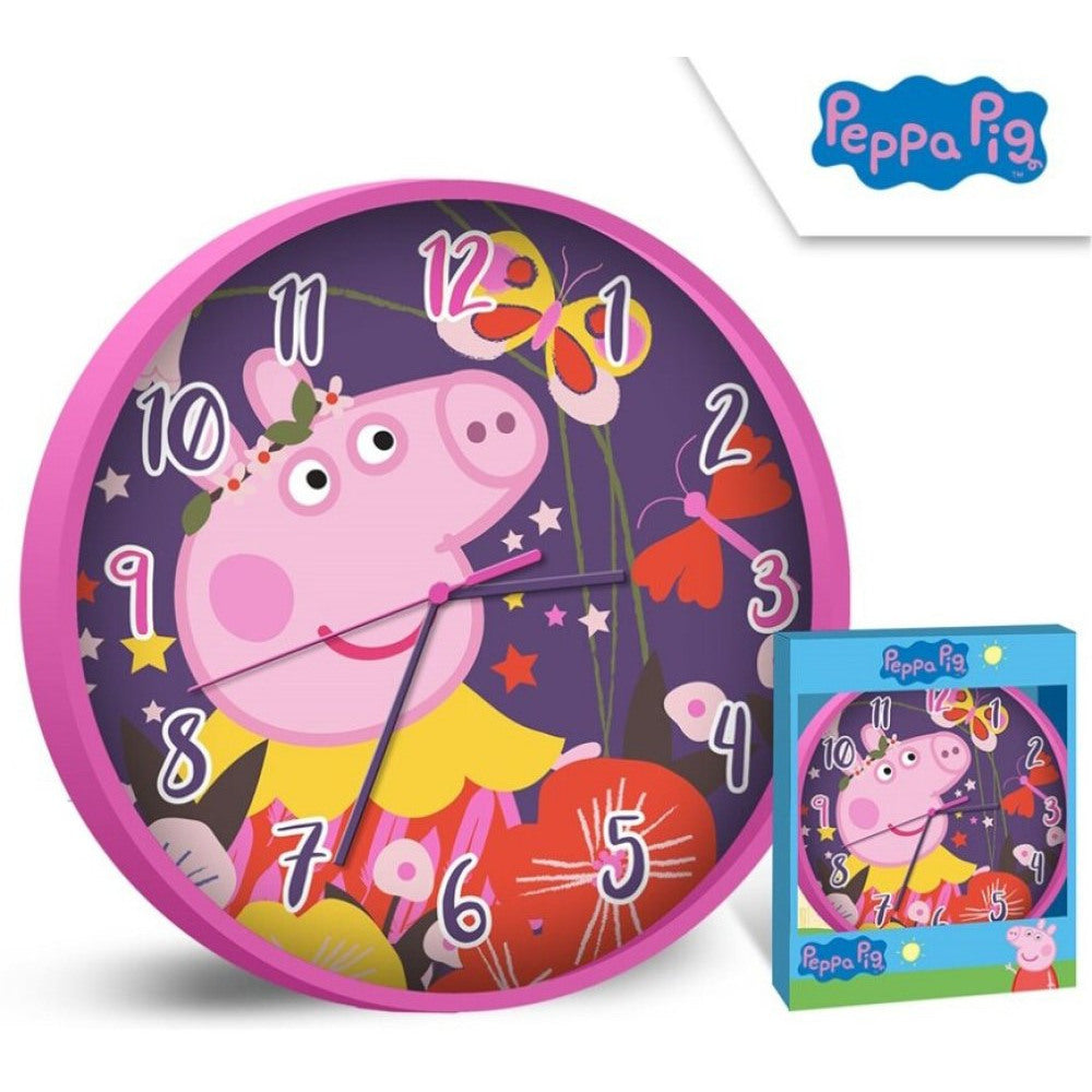 Peppa Pig Wall Clock – 4Kidz.ie